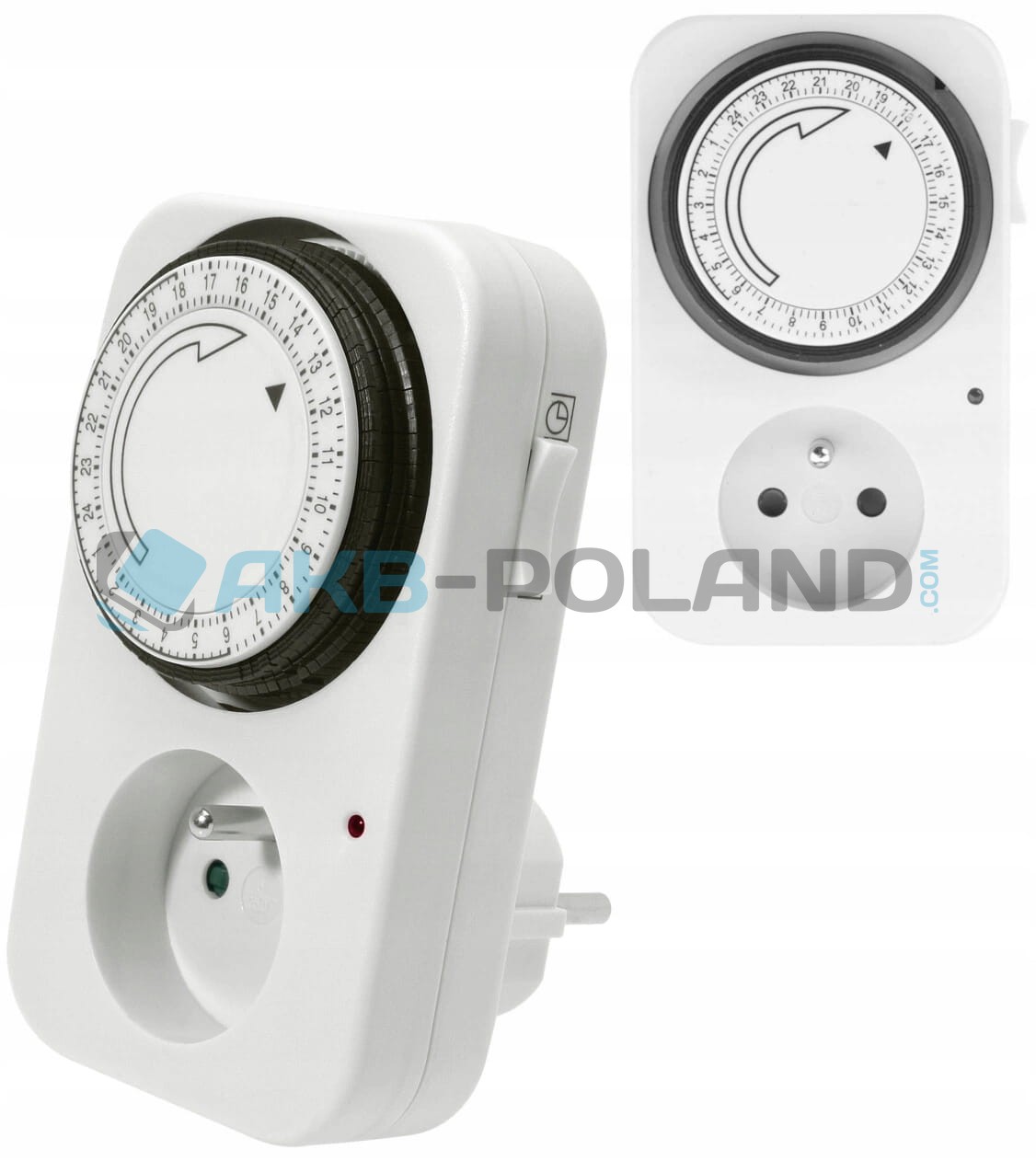 PROGRAMATOR CZASOWY MECHANICZNY DOBOWY TIMER 24H 3500W | AKB-POLAND.com